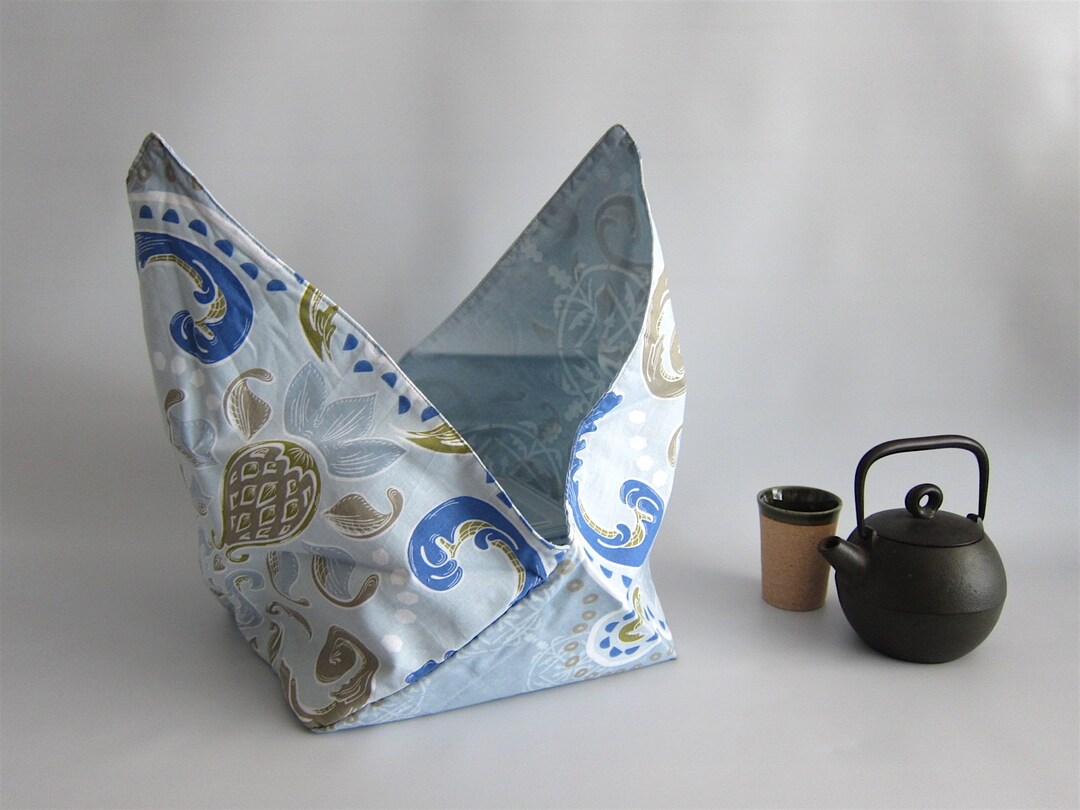 Japanese Lunch Bag, Azuma Bukuro Bag, Bento Lunch Bag, Tenugui Bag ...