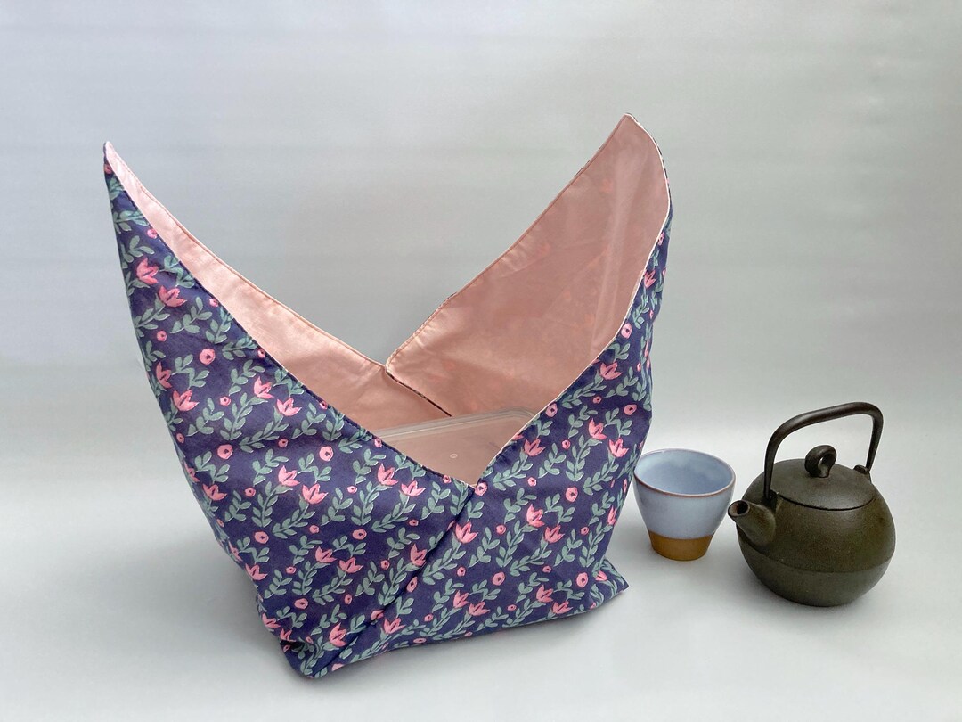Lunch Bag, Azuma Bag, Bento Bag, Japanese Lunch Bag, Tenugui Bag ...
