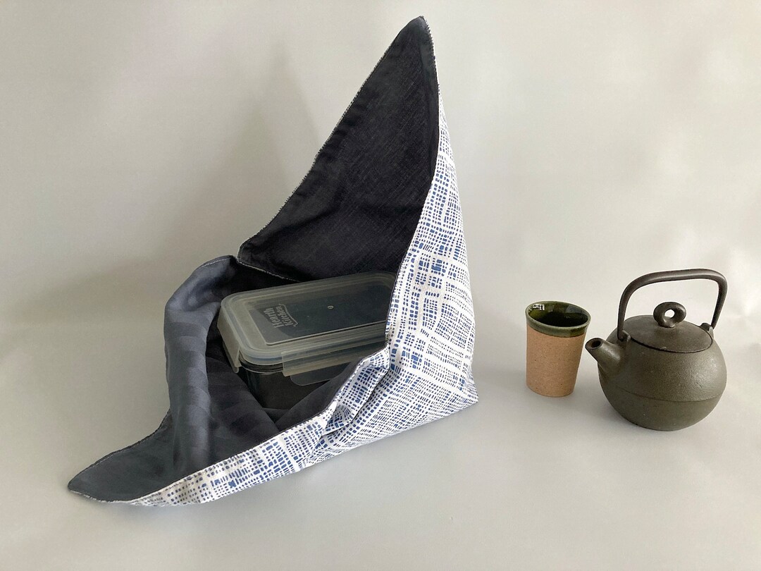 Japanese Lunch Bag, Azuma Bukuro Bag, Bento Lunch Bag, Tenugui Bag ...