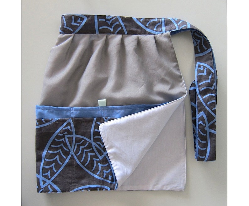 Cafe Apron Hip Apron Half Apron With Pockets Scandinavian - Etsy