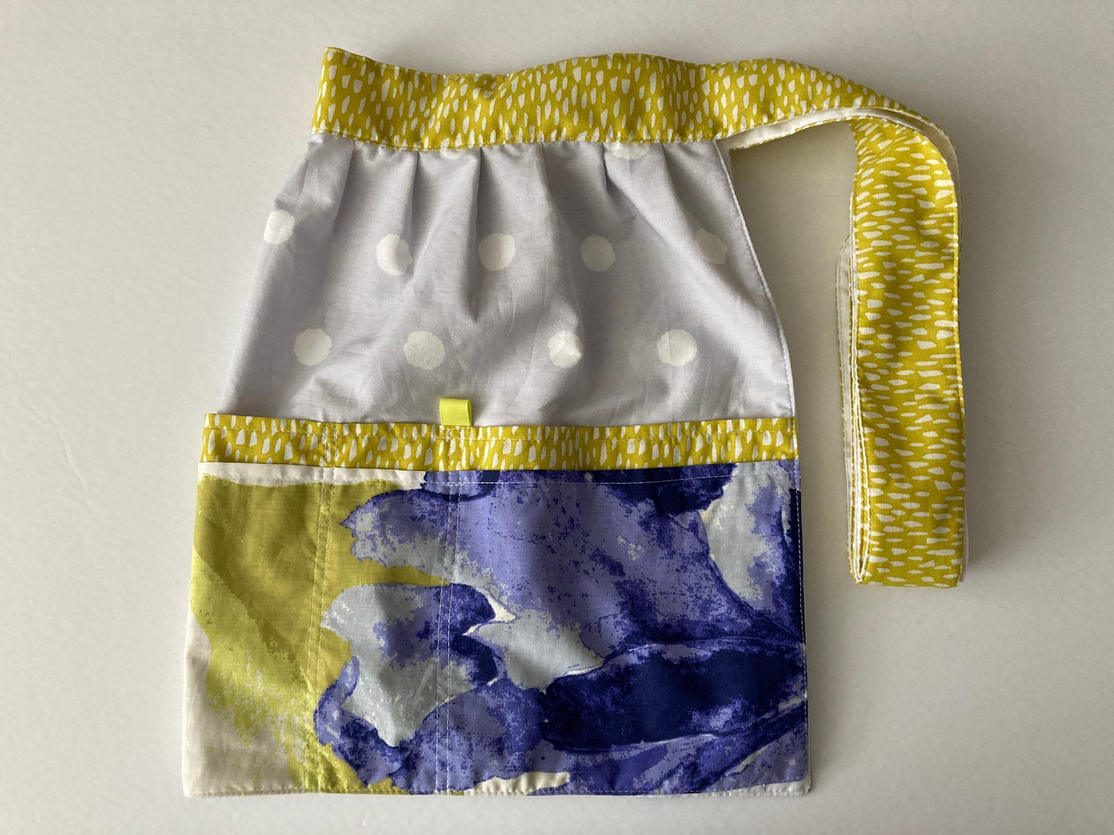 Cafe Apron Hip Apron Half Apron With Pockets Watercolor - Etsy Canada