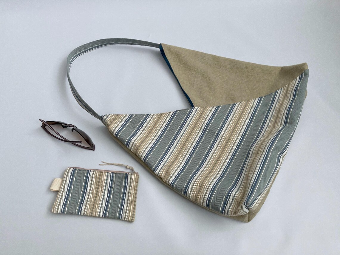 Set of 2 - Japanese Origami Azuma Bukuro Bag, Fukuro Bag, Japanese Boho ...