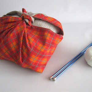 Set of 2 Lunch Bag Azuma Bag Bento Bag Orange and Red - Etsy