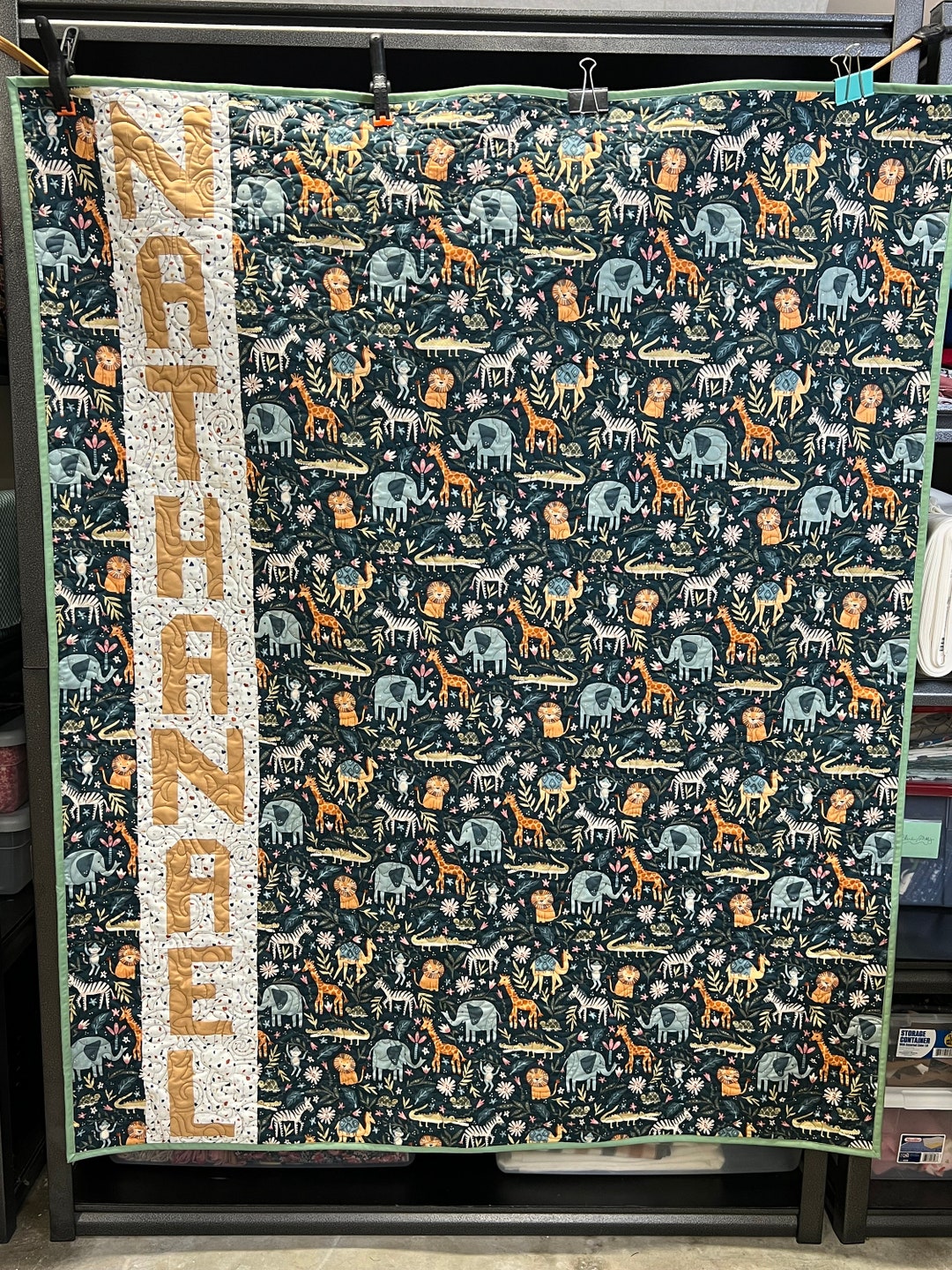 Personalized Baby/toddler Quilt-made to Order to Coordinate With Color ...