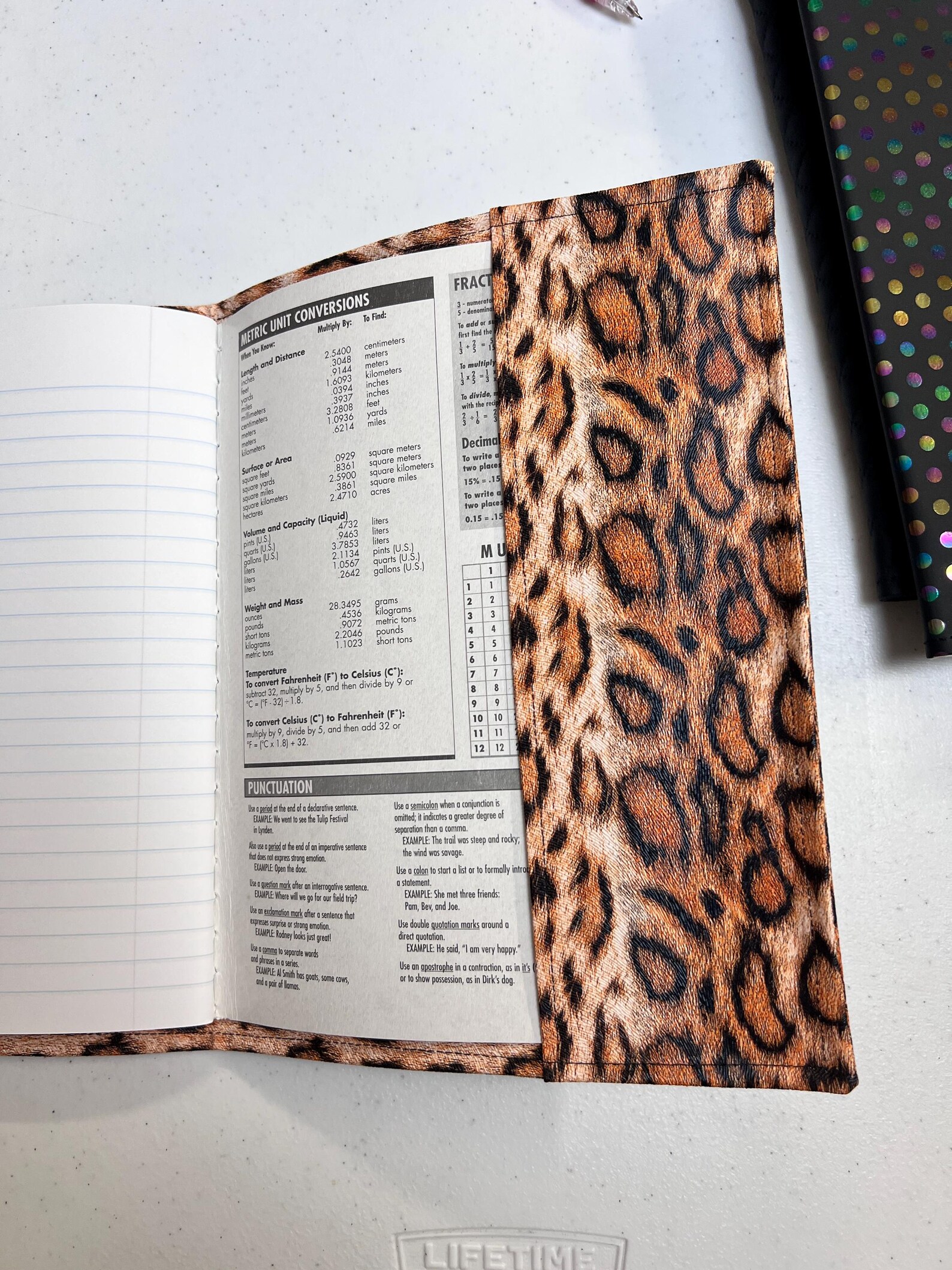 Custom Vinyl Composition Notebook Cover With Zippered Front Pocket - Etsy