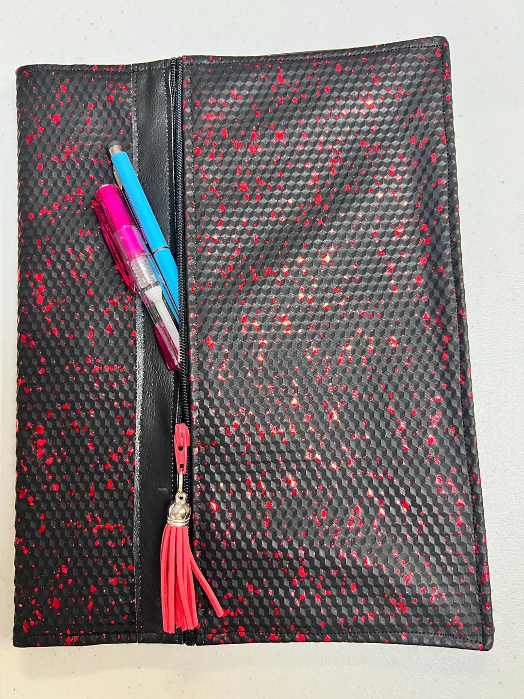 Custom Vinyl Composition Notebook Cover With Zippered Front Pocket - Etsy