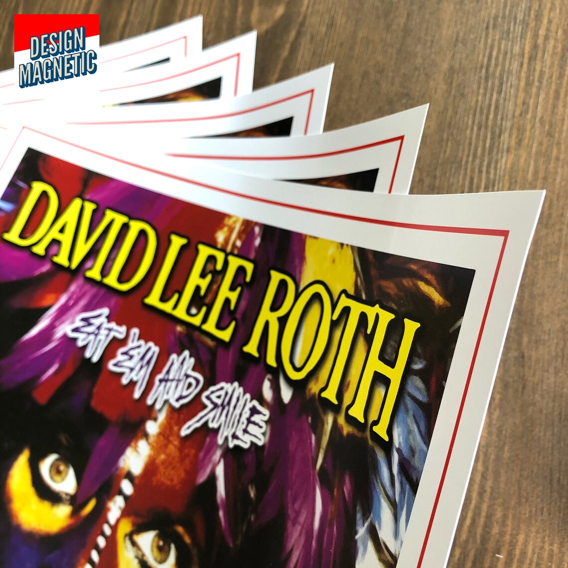 David Lee Roth Eat Em and Smile 1986 Album Poster FREE - Etsy UK