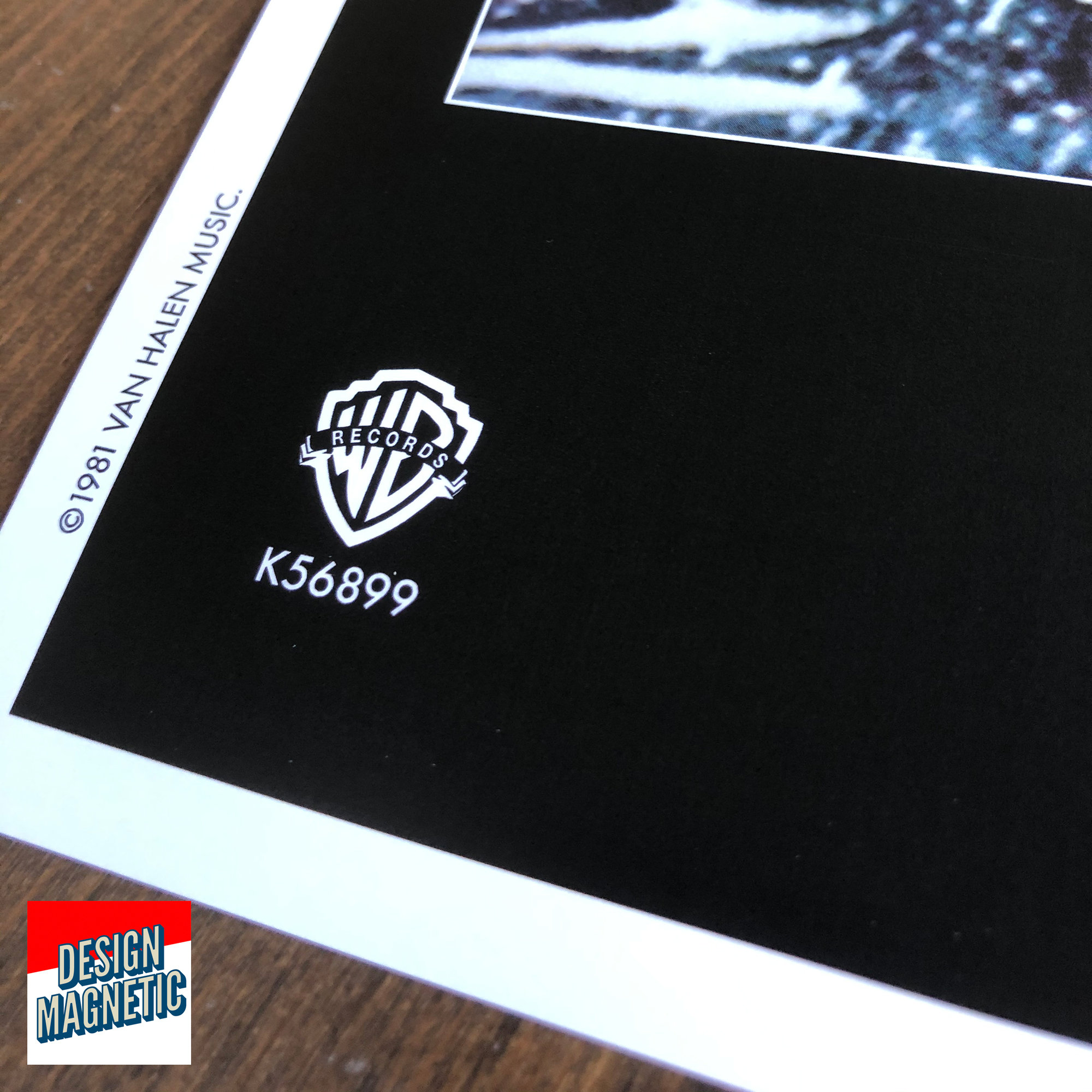 Van Band Fair Warning Album + FREE MYSTERY A3 VH 1984 Variant Print ...