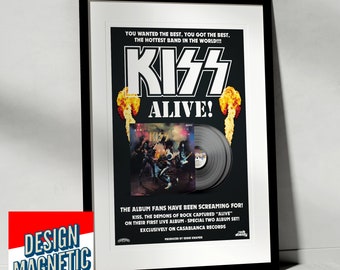 Alive Kiss Poster - Etsy