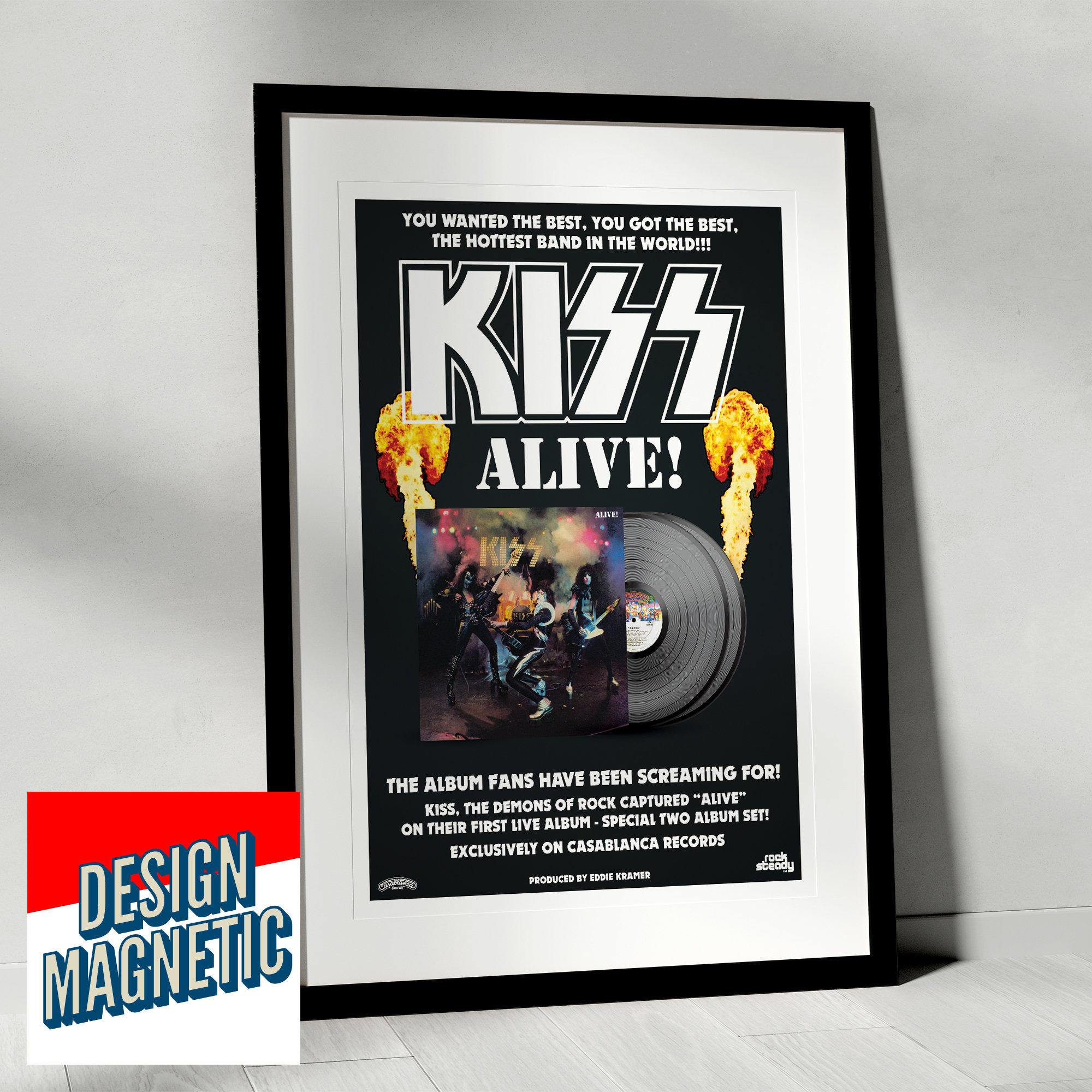KISS Band Poster - KISS ALIVE Album