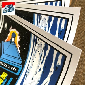 Doctor Who Tardis Comic Poster Sci-fi Art Dr Who Wall Art, Tardis Print ...