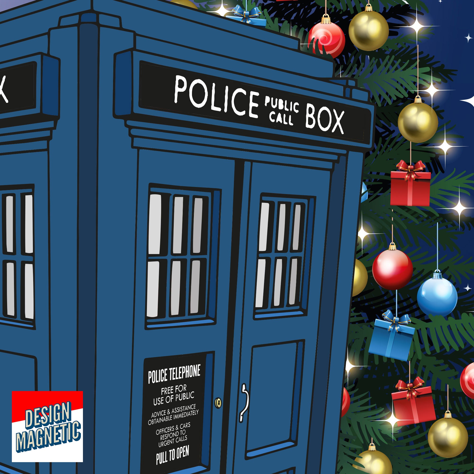Doctor Who Christmas Card: Radio Times Special, Tardis & Daleks - Etsy