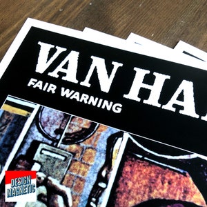Van Halen Band Vinyl Album Fair Warning Album Poster - Etsy