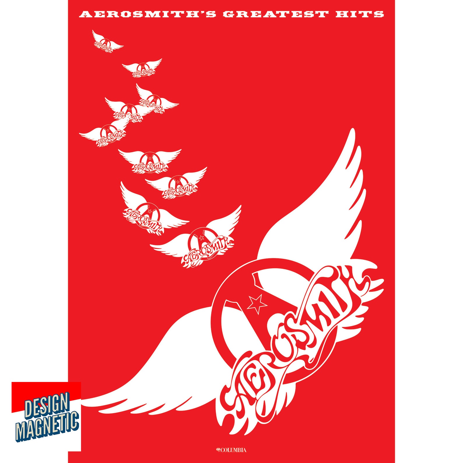 Aerosmith Rock Band Greatest Hits Vinyl Album Wall Art Poster Print ...