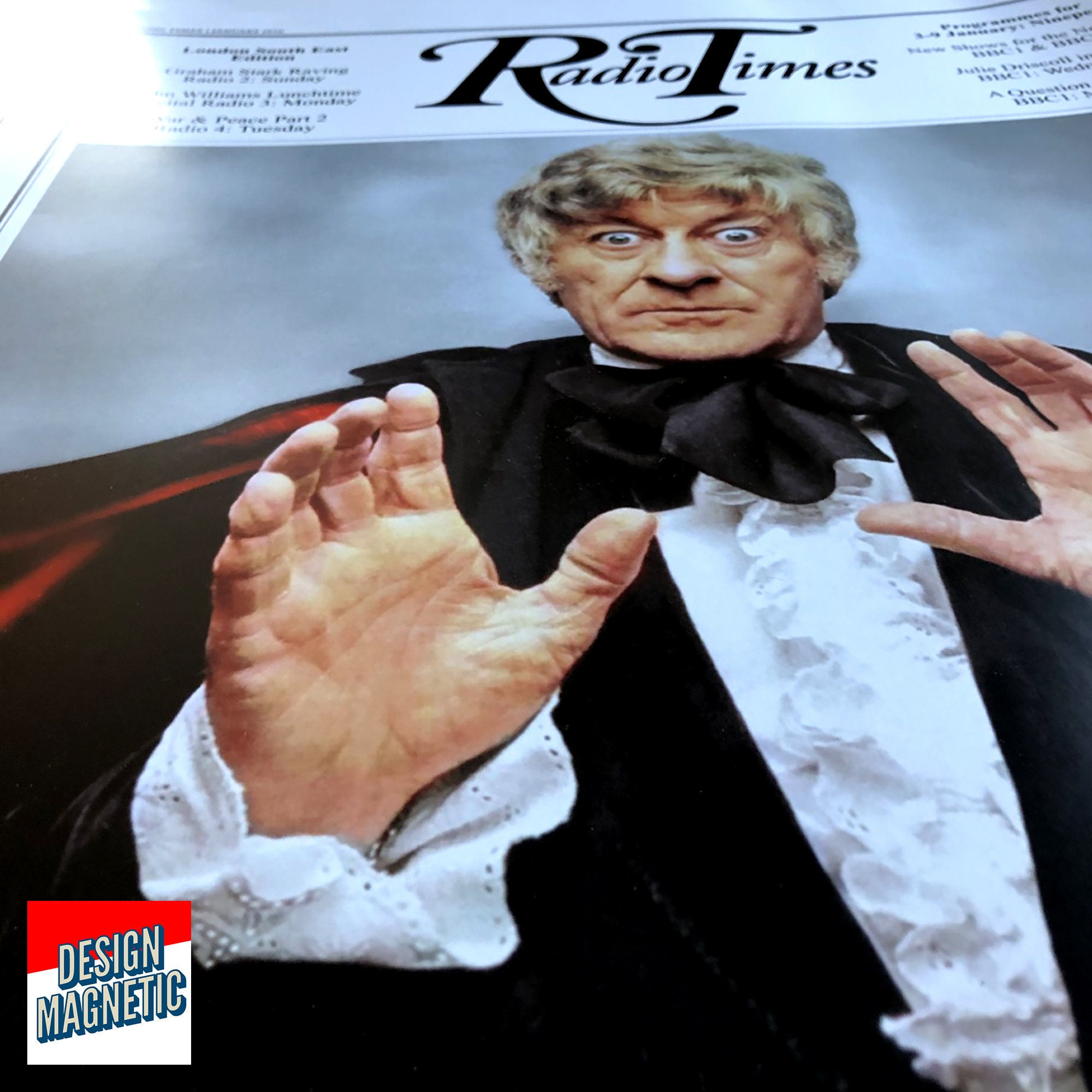 Doctor Who Tardis Jon Pertwee Radio Times 1970 Poster - Etsy UK