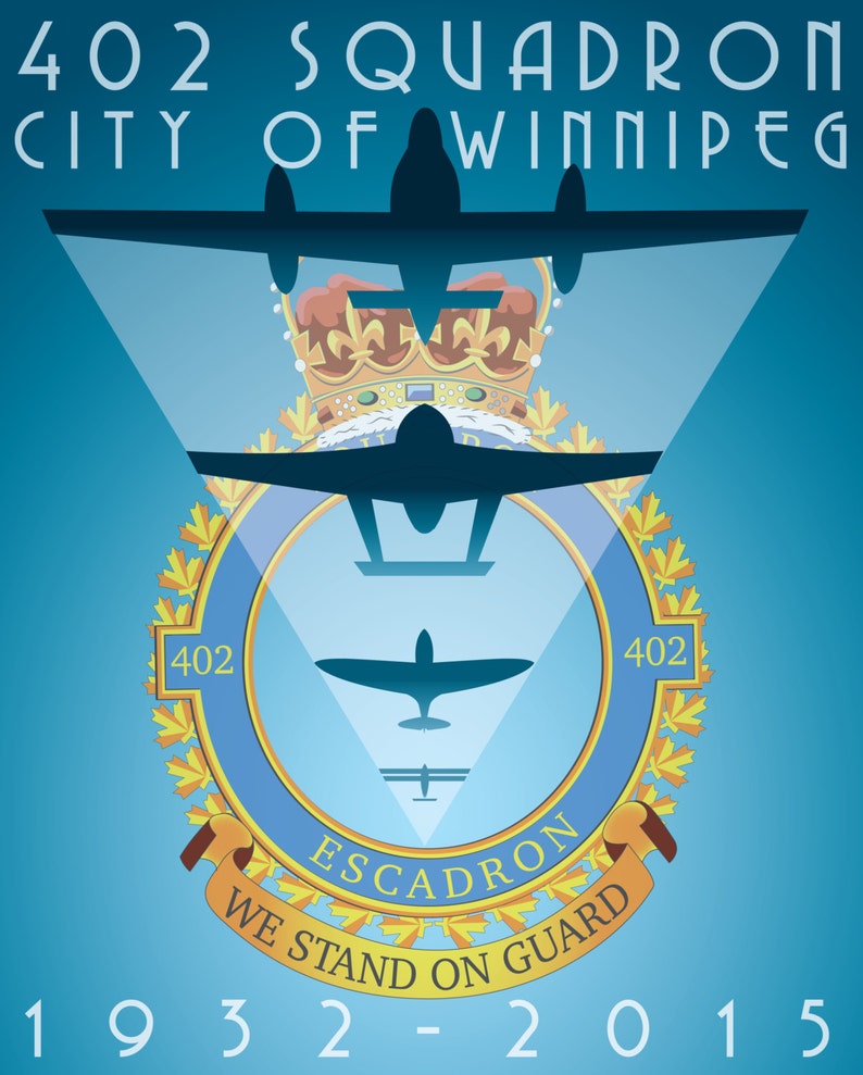 402 Squadron Poster Print - Etsy