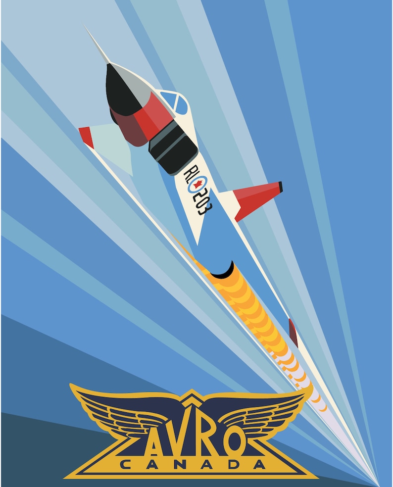 Avro Arrow Digital Download - Etsy