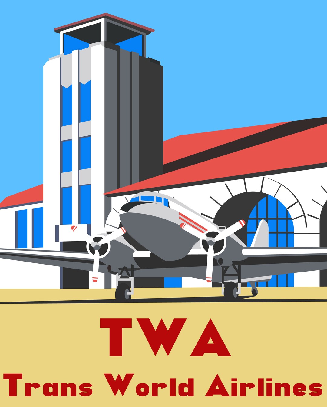 Trans World Airlines - Digital Download - Etsy