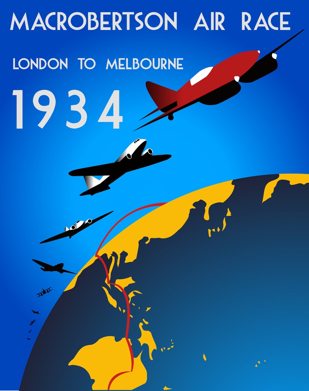 Macrobertson Air Race - Digital Download - Etsy