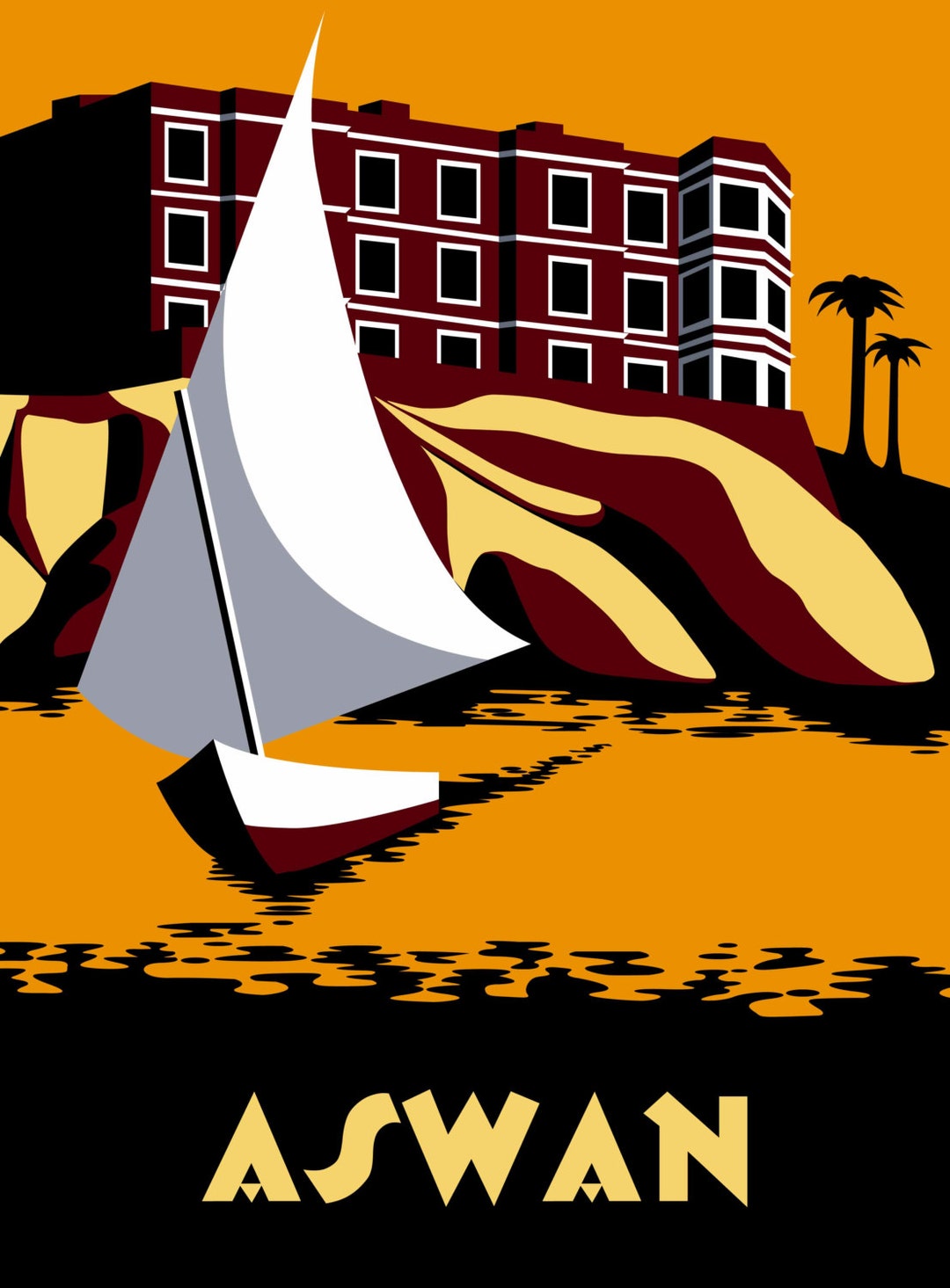 Aswan - Poster Print - Etsy