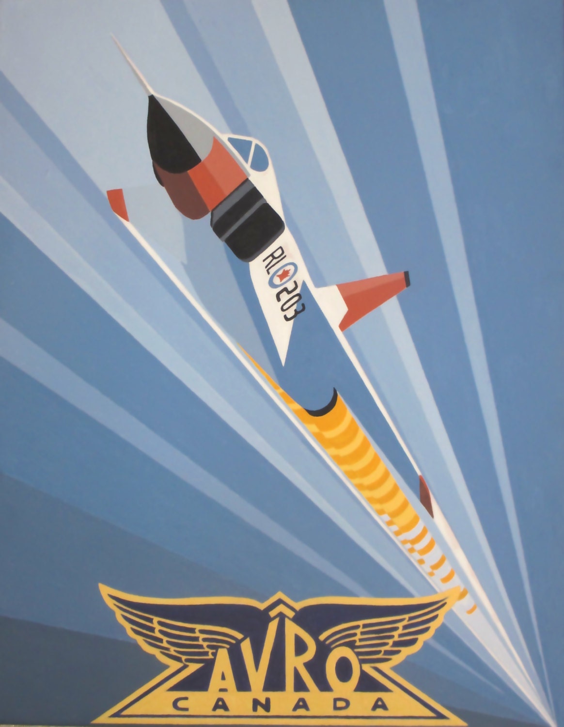 Avro Arrow - Poster Print - Etsy Canada
