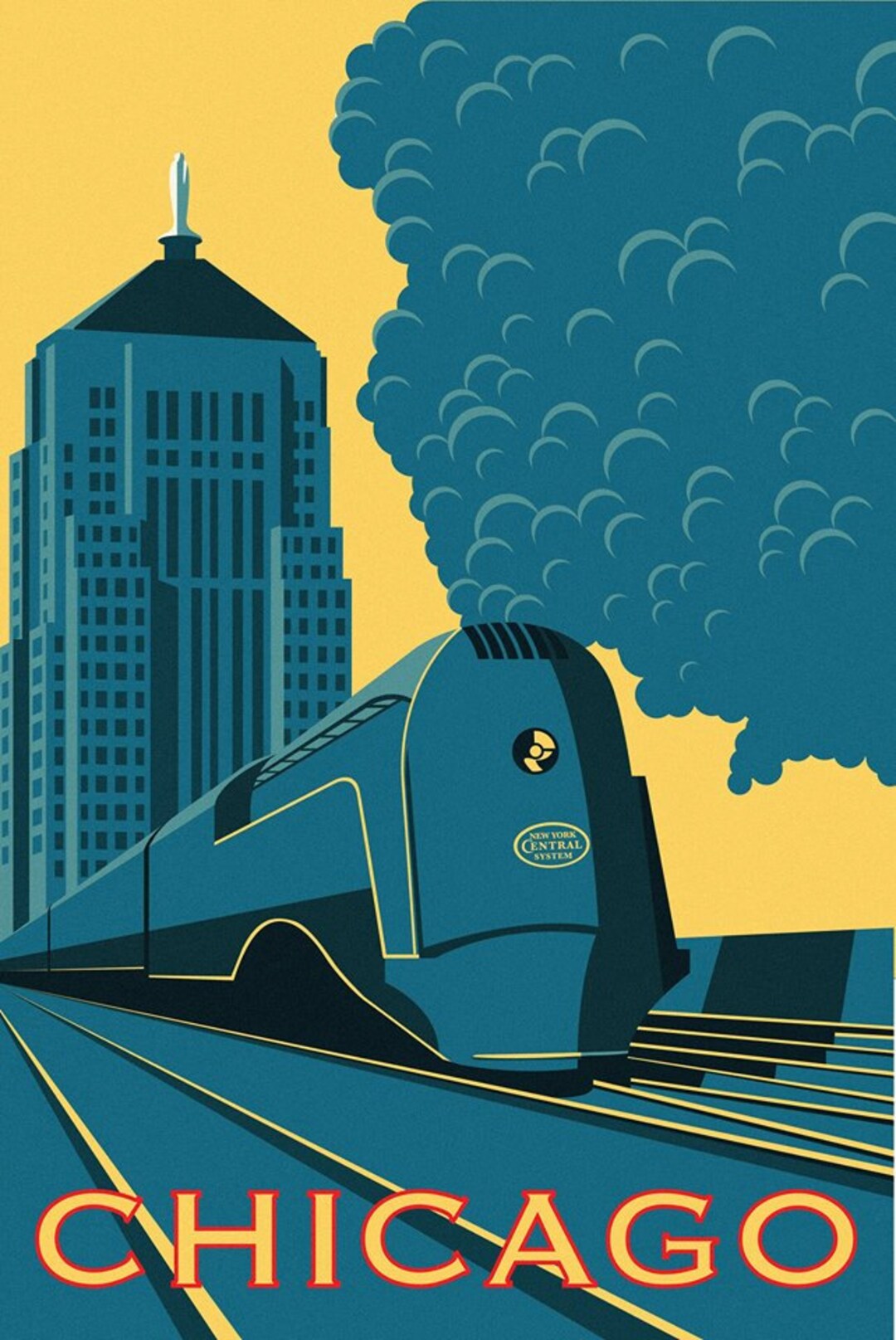 Chicago - Poster Print - Etsy