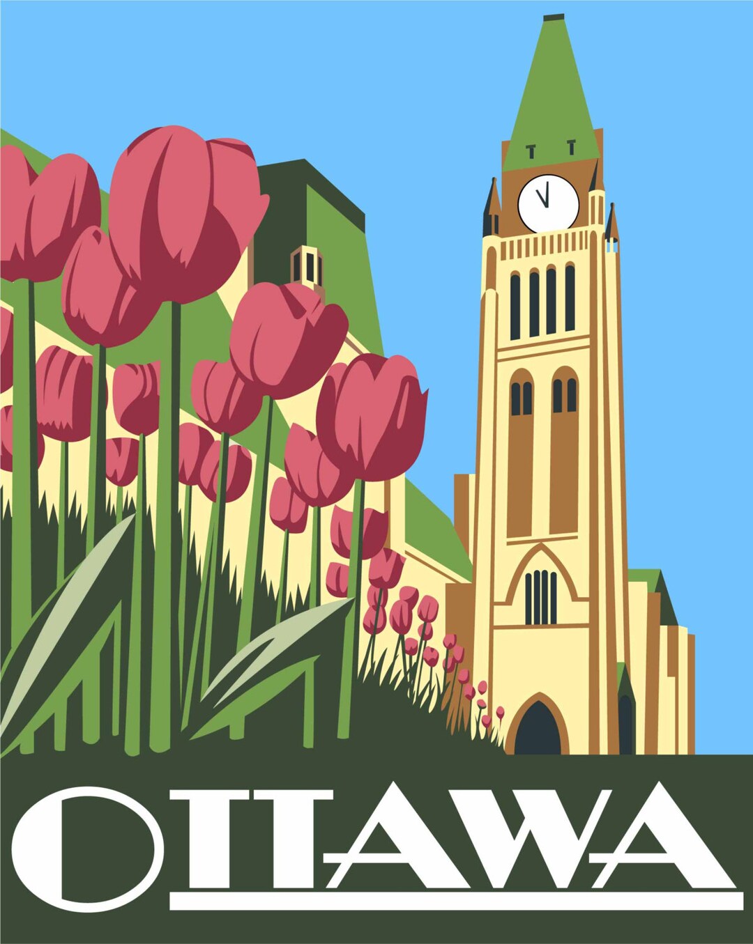 Ottawa - Poster Print - Etsy