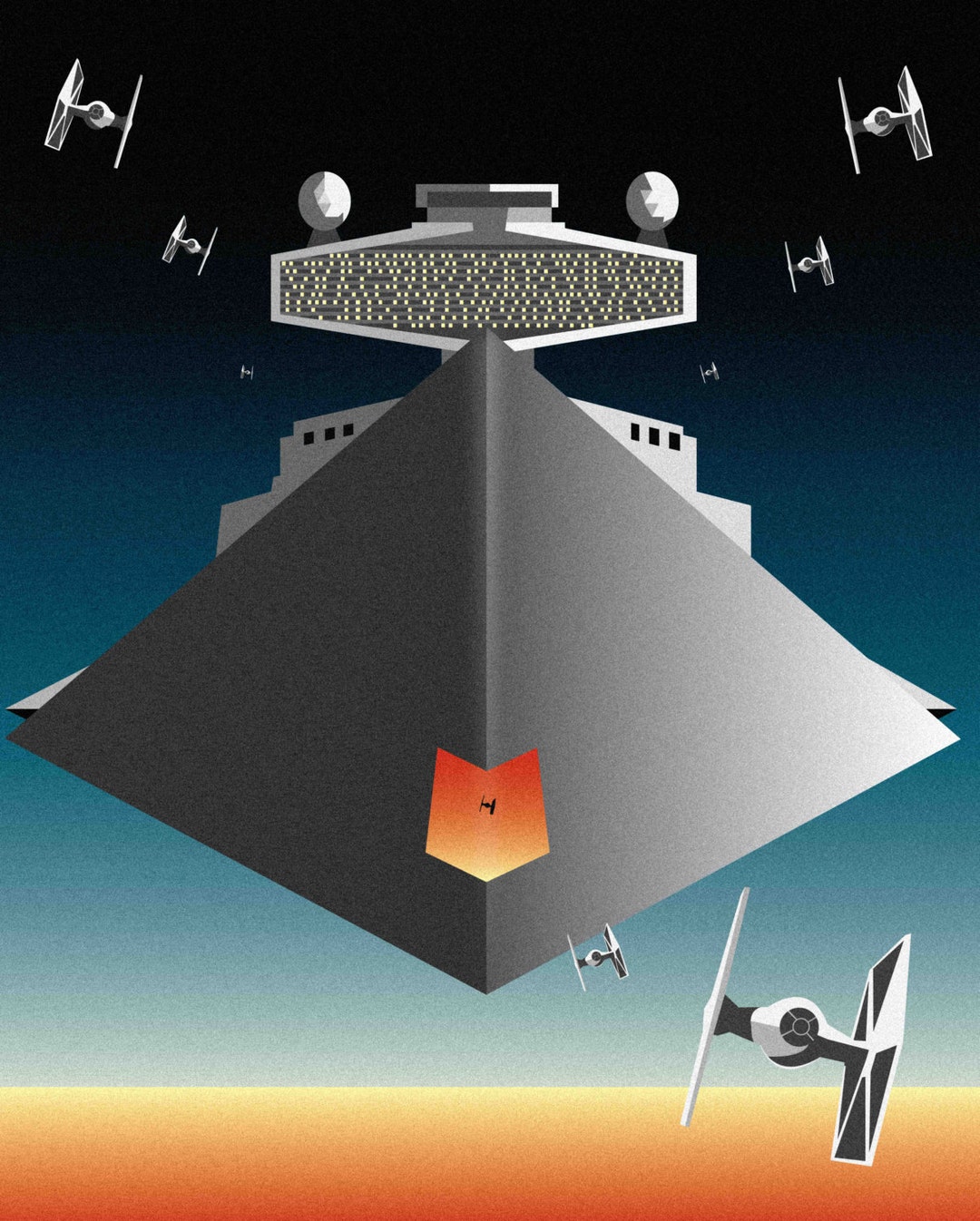 Star Destroyer - Poster Print - Etsy