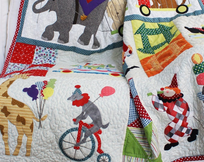 Toytime Circus Quilt Pattern Set of 8 Patterns - Etsy