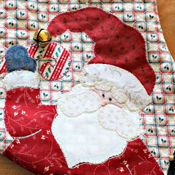 Christmas Stocking Applique - Etsy