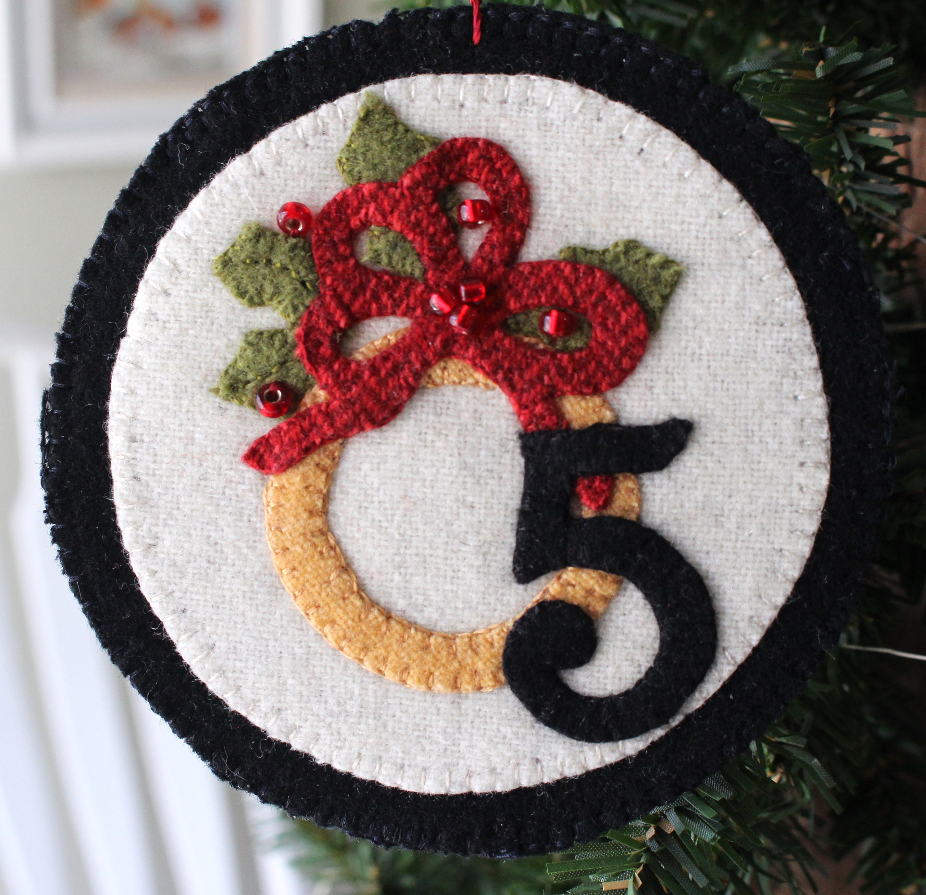 12 Days of Christmas Ornaments Pattern: Hand Applique Felt/wool ...