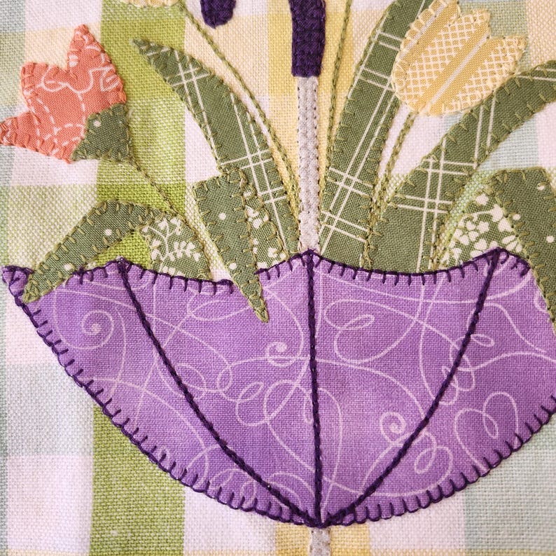 Umbrella Bouquet Applique Pattern – Spring Floral Sewing Project (PDF ...