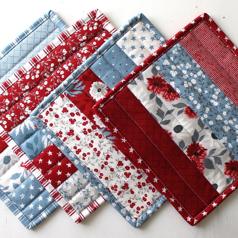 Quilted Mug Rug - Etsy