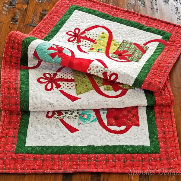 Christmas Table Runner Quilt Pattern - Etsy