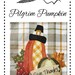 Pilgrim Pumpkin Applique Pattern, Thanksgiving - Etsy