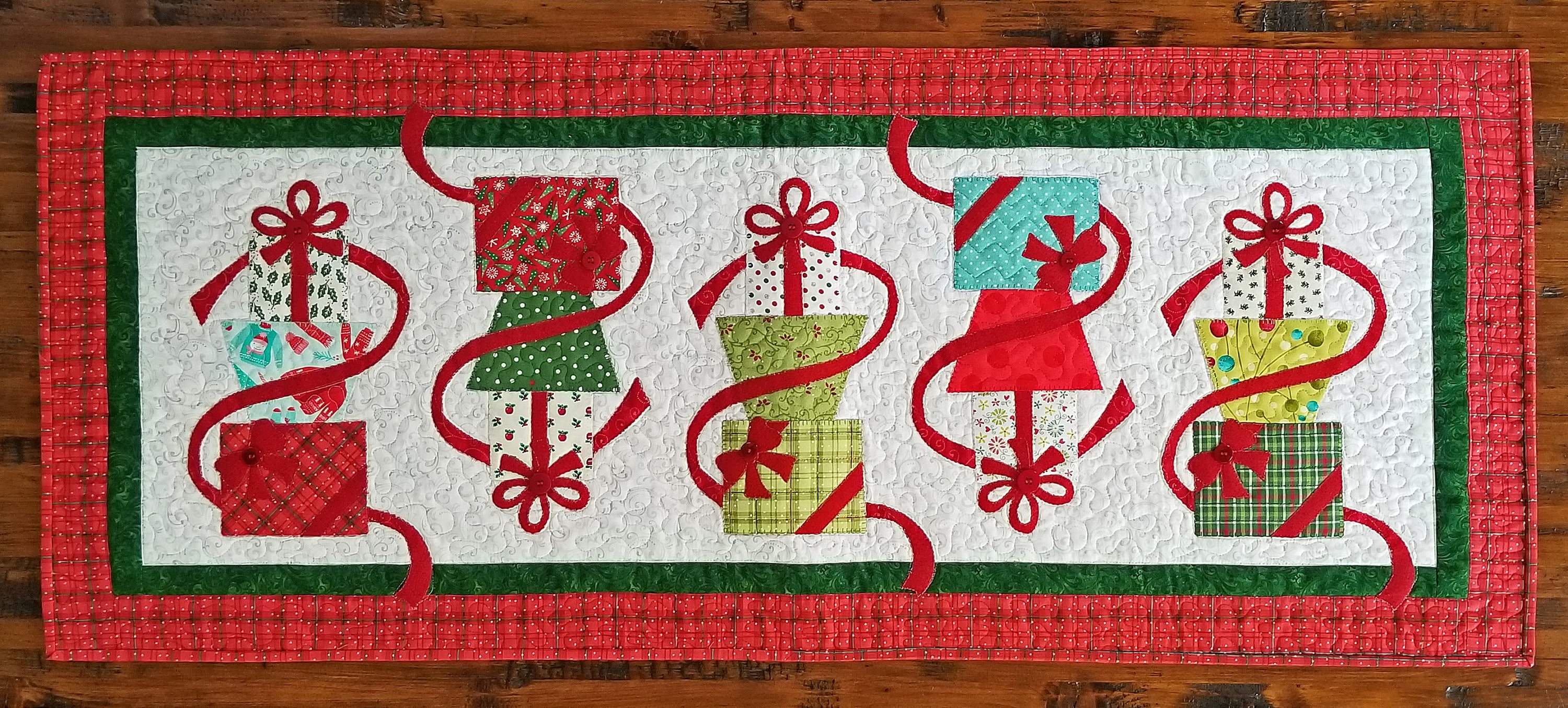 Table Runner Pattern Christmas Table Runner Pattern Stacking - Etsy