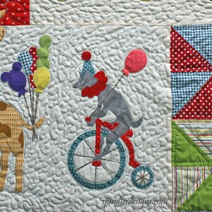 Baby Quilt Pattern, Toddler Quilt Pattern, Circus Quilt Pattern, Clown ...