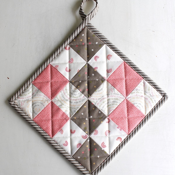 Patchwork Potholders - Etsy