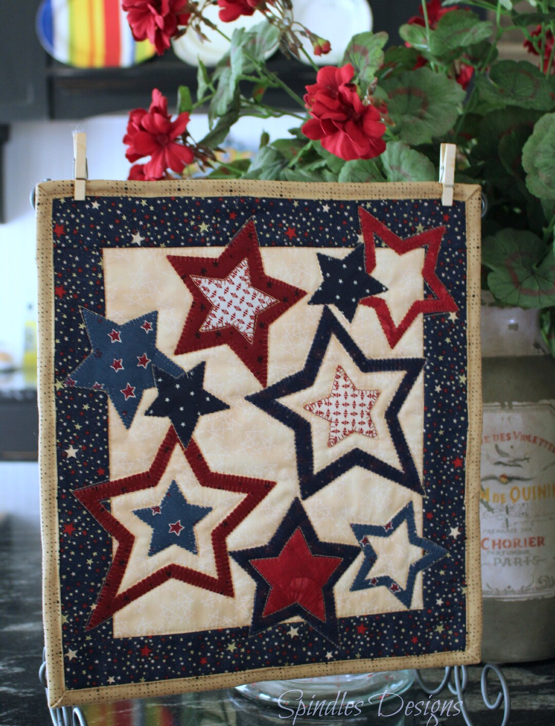 Americana Stars Quilt Pattern: Patriotic Decor (digital Download) - Etsy
