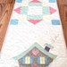 Easter Quilted Table Runner Pattern, Applique House - Etsy