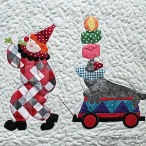 Baby Quilt Pattern, Toddler Quilt Pattern, Circus Quilt Pattern, Clown ...