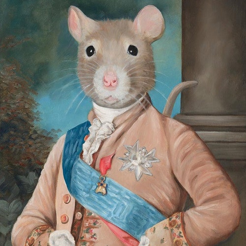 Tiny Micro Crystal Rat Morse Figurines Hand Blown Clear Glass | Etsy