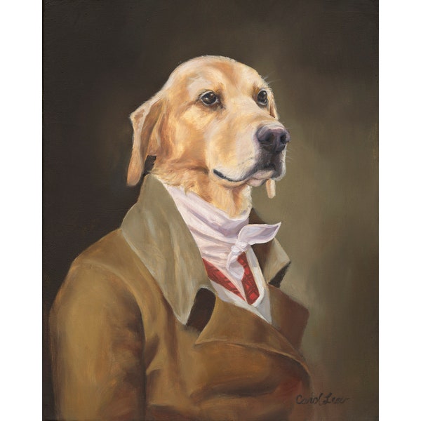 Yellow Lab Painting - Etsy