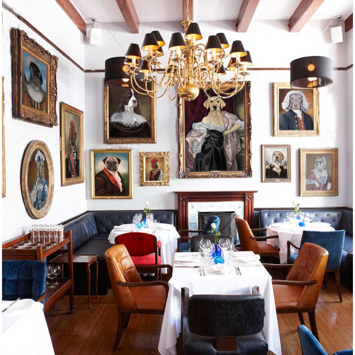 Rooster Canvas Print Chicken Print Captain Rooster Rooster | Etsy