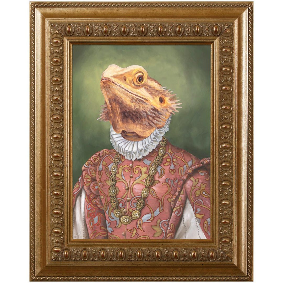 Bearded Dragon Refrigerator Magnet: Lizard Decor Gift Under 10 ...