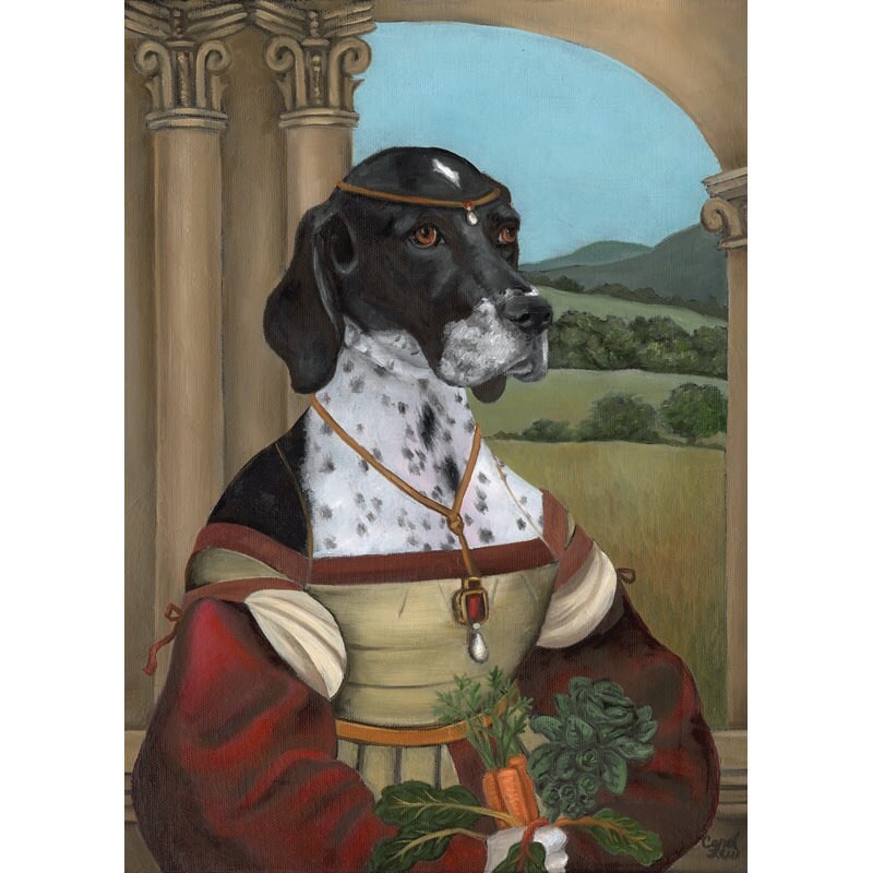 English Pointer Prints Shadow Funny Pet Gift Dog Gag Gift - Etsy