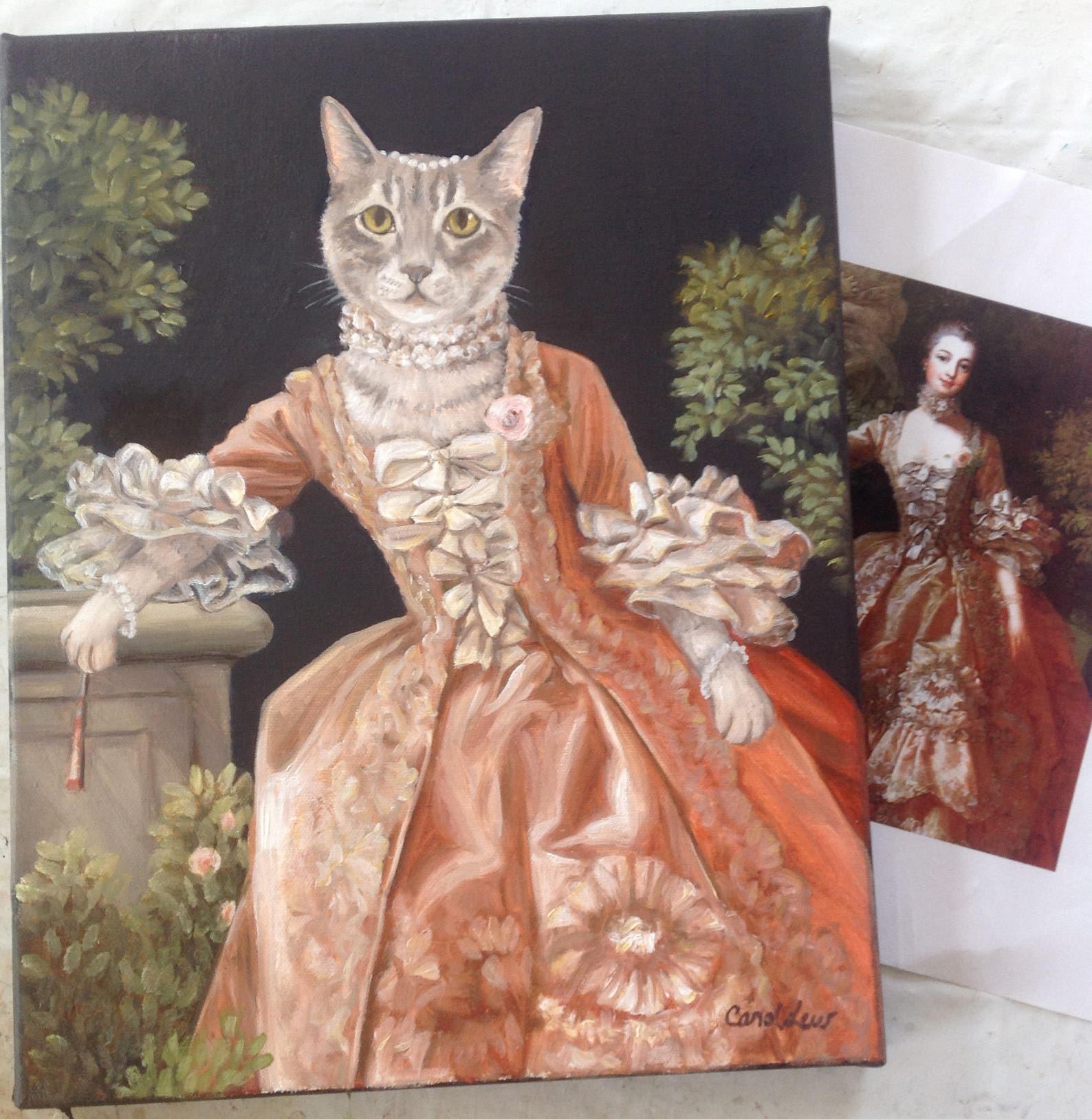 Cat Custom Portrait Cat Portrait Custom Pet Portrait Custom - Etsy