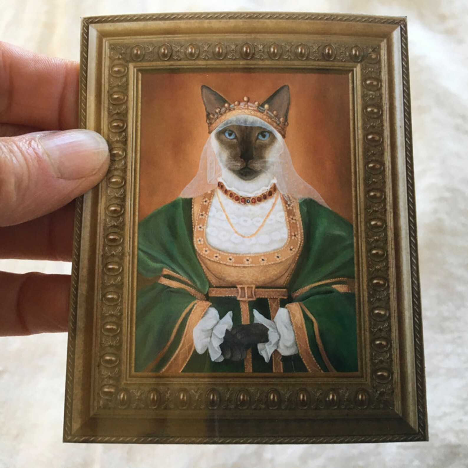 Gift for Crazy Cat Lady Cat Magnet Siamese Princess Pet Gag - Etsy