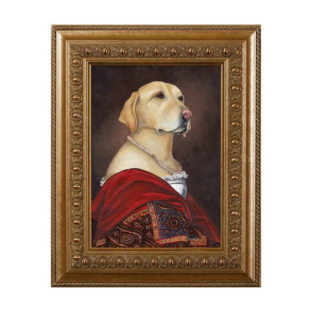 Dog Magnet, Ruby, Labrador Retriever, Yellow Lab, Refrigerator Magnet ...