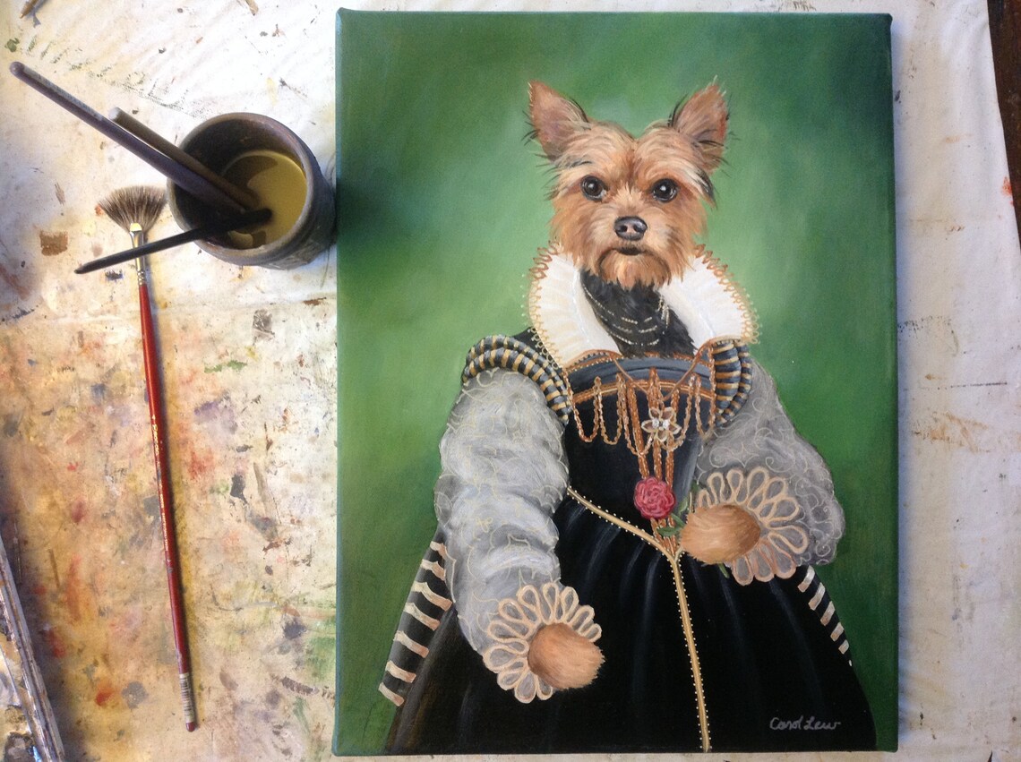 Yorkie Canvas Prints Yorkie Gifts Yorkshire Terrier Yorkie - Etsy